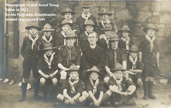 Original Scout Troop in 1921 | 2nd Renfrew Trinity